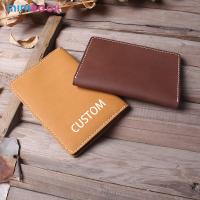 China Crazy Horse Leather Passport Holder RFID Blocking Travel Wallet with Credit Card Slots 14.5x10cm for sale