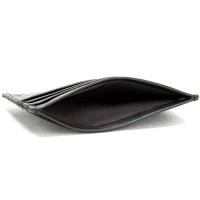 China Custom Logo Slim PU Leather Card Holder Wallet Low MOQ Mix Models 10x8x0.5cm for sale