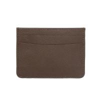 China RFID Blocking Genuine Leather Card Holder 10.5x7.3x0.5cm Anti-Magnetic Wallet for sale