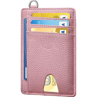 China Custom Logo Genuine Crocodile Saffiano PU Leather Credit Card Holder Business Wallet 11.4cm x 8cm for sale