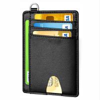China Custom Logo Genuine Crocodile Saffiano PU Leather Credit Card Holder Business Wallet 11.4cm x 8cm for sale