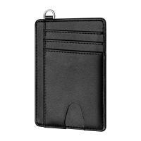 China Custom Logo Genuine Crocodile Saffiano PU Leather Credit Card Holder Business Wallet 11.4cm x 8cm for sale