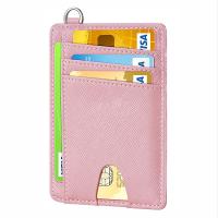 China Custom Logo Genuine Crocodile Saffiano PU Leather Credit Card Holder Business Wallet 11.4cm x 8cm for sale