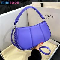 China 2024 Lady Single Shoulder Bag with Polyester Lining Material and Striped Pattern for sale
