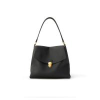China Custom Logo Soft Pebbled Leather Women's Shoulder Bag for Daily Life 30x20x10 cm for sale