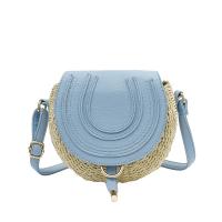 China Women's PU Leather Crossbody Straw Bag for Daily Life Essential Handbag for sale