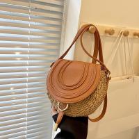China Women's PU Leather Crossbody Straw Bag for Daily Life Essential Handbag for sale