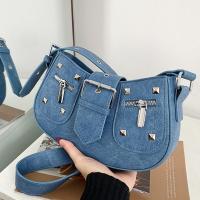 China Trendy Girls Denim Handbags with Adjustable Strap Low MOQ Mix Models 2024 for sale