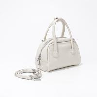China Genuine Cowhide Leather Mini Boston Bag Luxury Handbag for Women 22cm Shoulder Crossbody for sale