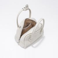 China Genuine Cowhide Leather Mini Boston Bag Luxury Handbag for Women 22cm Shoulder Crossbody for sale