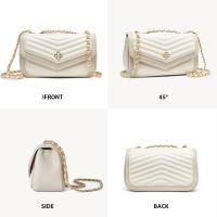 China PU Crossbody Bag for Women Adjustable Shoulder Bag Waterproof 30cm Single Handle for sale
