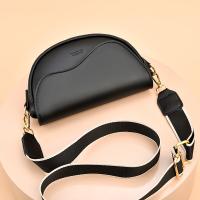 China Pu Leather Ladies Hand Bag Zipper Closure Fashion Shoulder Bag 2024 Trendy 30cm for sale