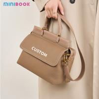 China Genuine Leather Small Handbag for Women Durable Daily Use 20cm Width Custom Logo for sale