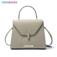 China 2024 Luxury Leather Tote Bag Crossbody Handbag with Lock for Women Autumn Blue 35cm for sale