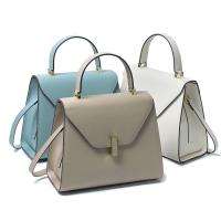 China 2024 Luxury Leather Tote Bag Crossbody Handbag with Lock for Women Autumn Blue 35cm for sale