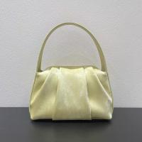 China Custom Satin Cowhide Genuine Leather Shoulder Crossbody Bag for Women Clouds Folds 30x20cm for sale