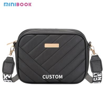 China Small Classic PU Cross Body Bag for Ladies Waterproof Adjustable Strap 20cm for sale