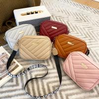 China Small Classic PU Cross Body Bag for Ladies Waterproof Adjustable Strap 20cm for sale