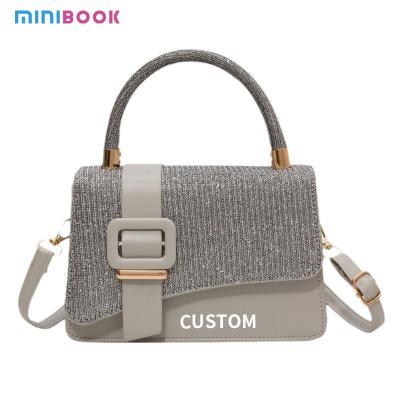 China Korean Style PU Leather Crossbody Bag for Women Polyester Lining Single Strap 30x20x10cm for sale
