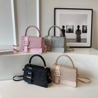 China Korean Style PU Leather Crossbody Bag for Women Polyester Lining Single Strap 30x20x10cm for sale