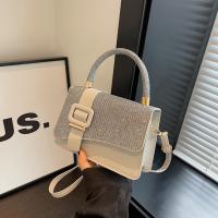 China Korean Style PU Leather Crossbody Bag for Women Polyester Lining Single Strap 30x20x10cm for sale