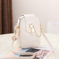 China Women Leather Crossbody Bag with Pearl Tassel for Phone Lady Style 2024 for sale
