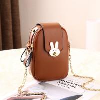 China Women Leather Crossbody Bag with Pearl Tassel for Phone Lady Style 2024 for sale