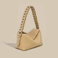 China Genuine Leather Crossbody Shoulder Bag Soft Cowhide Handbag Simple Style Ladies Underarm Bag 30x20x10cm for sale