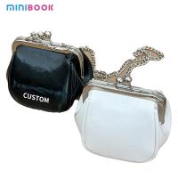 China Genuine Leather Mini Coin Purse Keychain Shoulder Bag with Detachable Chain Sling 20cm for sale