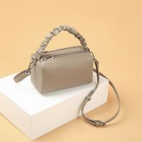 China Women's Genuine Cow Leather Luxury Tote Bag Double Zipper Shoulder Bag 35x30x10cm for sale