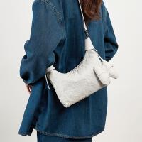 China Genuine Leather Women Shoulder Tote Bag Candy ZIP Trendy 2024 Luxury Retro Handbag 30x20x10cm for sale