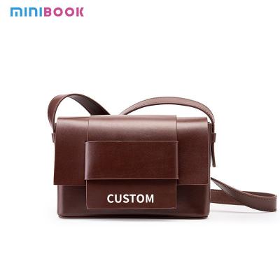 China Tofu Bag Small Square Braided Single Shoulder Crossbody Bag with Zipper Closure 20x15cm for sale