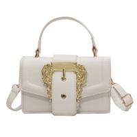 China Women's Genuine Leather Handbag Small Square Shoulder Bag 2024 Luxury Daily Crossbody Bag for sale