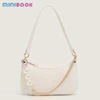 China Chains Decoration Vegan Leather Women Shoulder Handbag Purse for Everyday Use 30x20x10 cm for sale