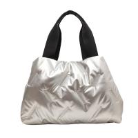 China Large Capacity Down Cloth Handbag for Women 2023 Autumn Winter Fashion Tote Bag for sale