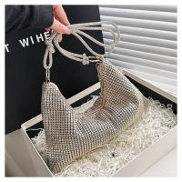 China PU Leather Diamond Handbag Crossbody Tote for Women Fashion Luxury 30x20x10 cm for sale