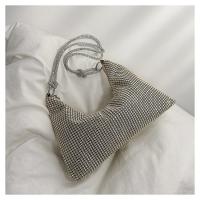 China PU Leather Diamond Handbag Crossbody Tote for Women Fashion Luxury 30x20x10 cm for sale