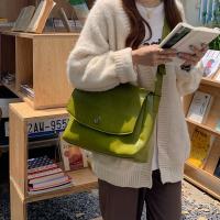 China Retro Large Capacity Leather Shoulder Bag for Women 2024 Vintage Fashion Handbag for sale