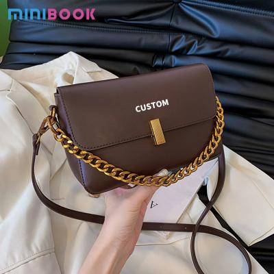 China Large Capacity Chain Tote Crossbody Bag Retro Shoulder Bag 30x20x10 cm for sale