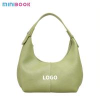 China Custom Logo Vegan Leather Handbag Retro Clutch Purse Tote Shoulder Bag 30x20x10 cm for sale