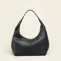 China Custom Logo Vegan Leather Handbag Retro Clutch Purse Tote Shoulder Bag 30x20x10 cm for sale