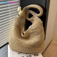 China Large Capacity Handmade Woven Tote Bag 50x40cm Moroccan Summer Beach Shoulder Bag for Women for sale
