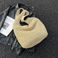 China Large Capacity Handmade Woven Tote Bag 50x40cm Moroccan Summer Beach Shoulder Bag for Women for sale
