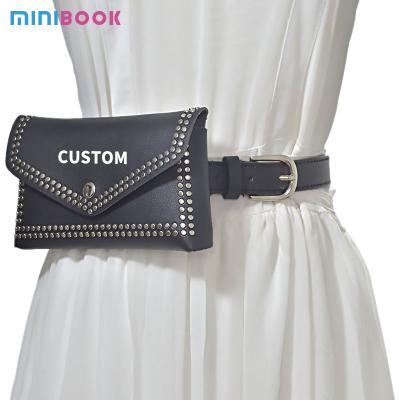 China Low MOQ Mix Models OEM PU Leather Fanny Pack Waist Bag for Women 30cm for sale