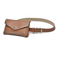China Low MOQ Mix Models OEM PU Leather Fanny Pack Waist Bag for Women 30cm for sale