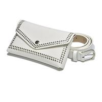 China Low MOQ Mix Models OEM PU Leather Fanny Pack Waist Bag for Women 30cm for sale