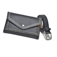 China Low MOQ Mix Models OEM PU Leather Fanny Pack Waist Bag for Women 30cm for sale
