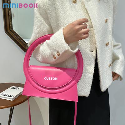 China Ladies PU Leather Crossbody Shoulder Bag 2023 Portable Custom Logo Available 30x20x10cm for sale