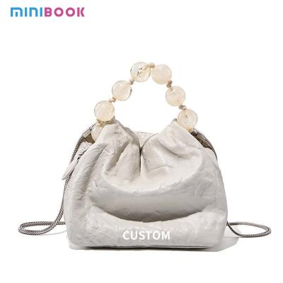 China Pearl Hand Bill Shoulder Bag All-in-One Niche Design Grade 30cm x 20cm for sale