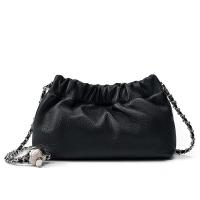 China Genuine Leather Ladies Purse Handbag with Luxury Chain Shoulder Bag 30cm for sale